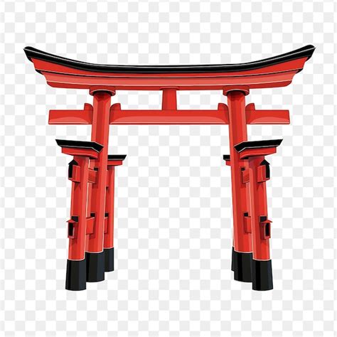Premium Psd Torii Gate With Japanese Shinto Wedding Decorations The