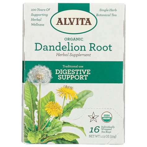 Alvita Alv Dandelion Root Herbal Supplement 1 13 Oz Delivery Or