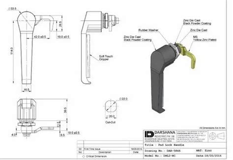 DML2 HC PC L Handle Key Lock At Best Price In Pune By Darshana