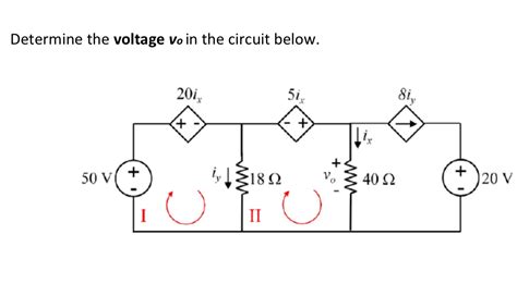 Solved Determine The Voltage Vo In The Circuit Below Chegg Com