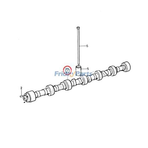 Camshaft 465787 For Volvo Penta Engine Td63kbe Excavator Ew230b Ew200 Ec230b Ec200 Ec200