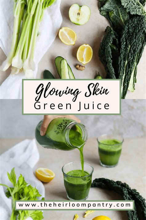 Glowing Skin Green Juice Recipe Green Juice Glowing Skin Juice