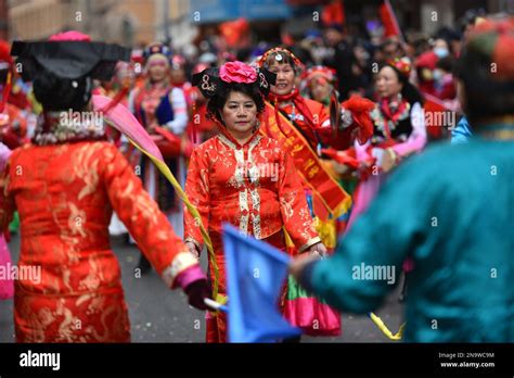 People March In The 25th Annual Lunar New Year Parade In Chinatown On