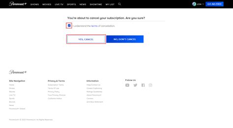 Paramount With Showtime How To Cancel Your Subscription