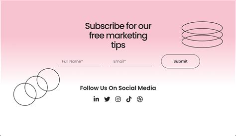 Social Icons Widget Elementor