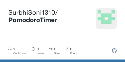 github surbhisoni1310 pomodorotimer