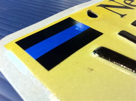 Thin Blue Line Decals 3 Sizes Stickers Pba Fop Police Trooper Blue