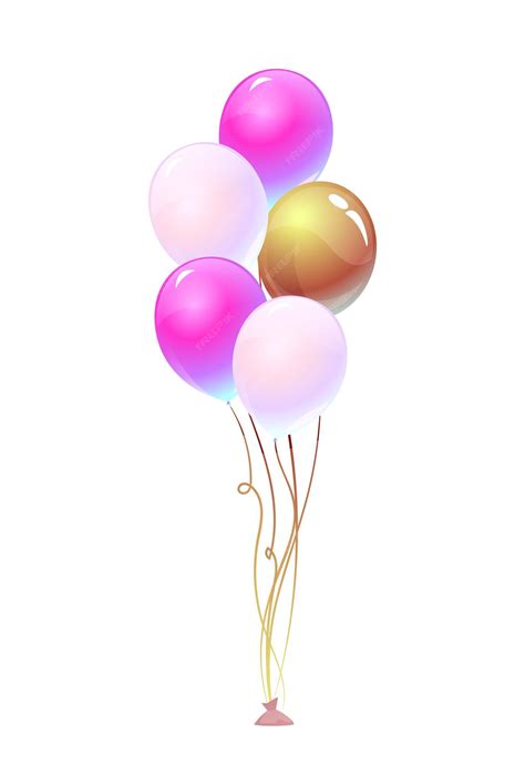 Vector De Globos De Colores Festivos Vector Premium