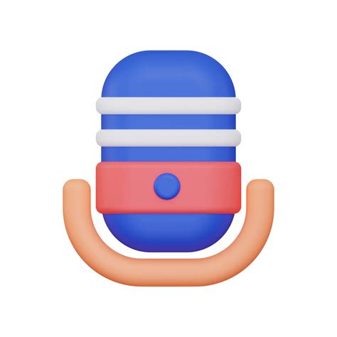 3d Voice Recording Icon 10872304 Png