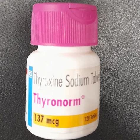 Thyronorm 137mcg Tablets At Rs 409bottle Thyroxine Sodium Tablets In