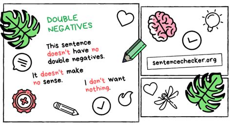 Double Negatives Grammar Examples