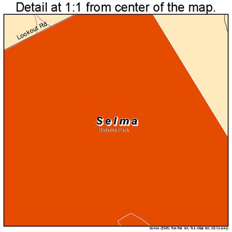 Selma Texas Street Map 4866704