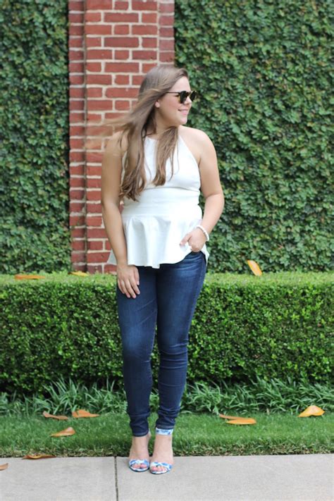 Dash Of Serendipity White Peplum Top