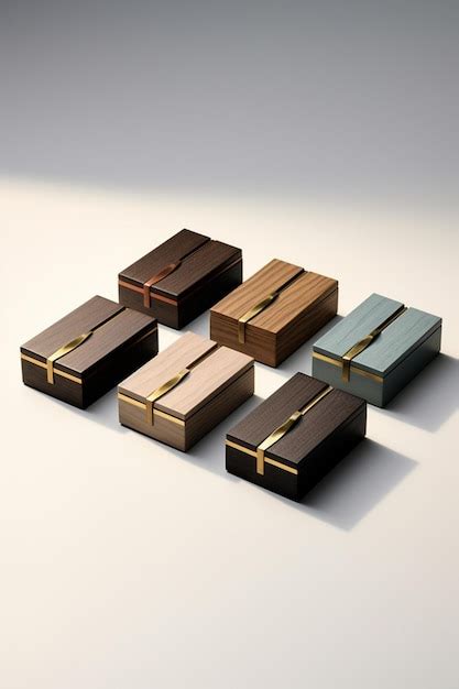 Premium Ai Image Packaging For Usb Drives Handmade Box Wooden Boxes