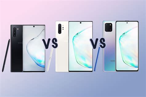 Samsung Galaxy Note 10 Vs Note 10 Vs Note 10 Lite