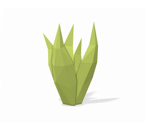 Low Poly Grass Pack 3d Model 10 3ds Dae Fbx Obj Unknown Free3d