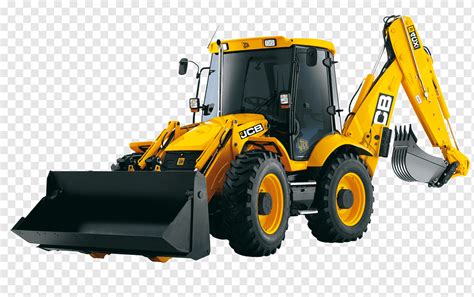 백호 로더 Jcb 굴삭기 지게차 버킷 굴삭기 기술 운송 수단 지게차 Png Pngwing