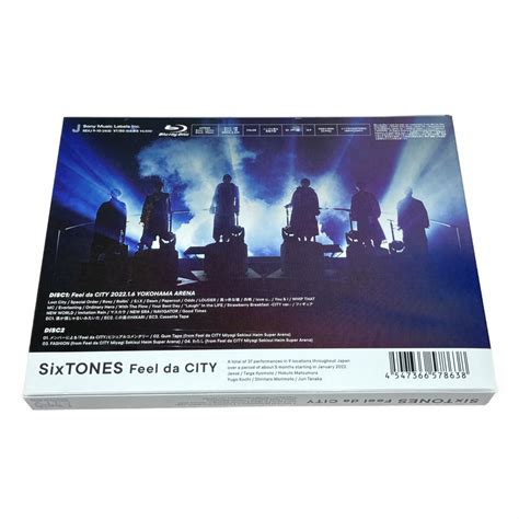 【中古】 Sixtones Feel Da City 初回盤 Blu Ray 2枚組｜総合リサイクルショップ なんでもリサイクルビッグバン