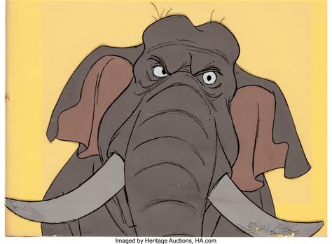 The Jungle Book Colonel Hathi Production Cel Walt Disney 1967 Lot