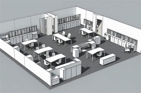 Open Office Floor Plan Layout How To Open Plan Office Space Noah