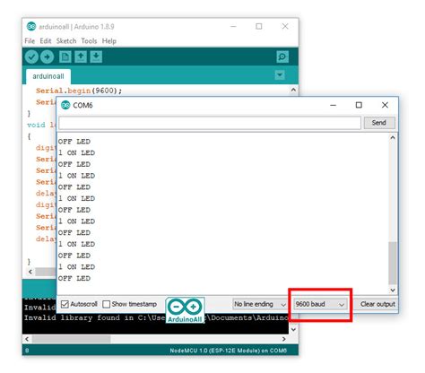4 สอนใช้งาน Nodemcu Esp8266 การสื่อสารอนุกรม Serial อ่านค่าข้อความที่ Nodemcu ส่งมาให้