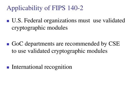Ppt The Cryptographic Module Validation Program And Fips 140 2 Powerpoint Presentation Id