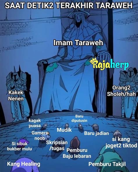 9 Meme Kebiasaan Salat Tarawih Cuma Ramai Awal Dan Akhir
