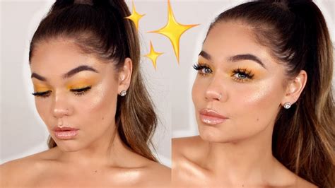 Yellow Makeup Tutorial Blissfulbrii Youtube