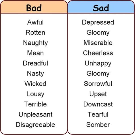 6 Boring Words And What To Use Instead ESLBUZZ