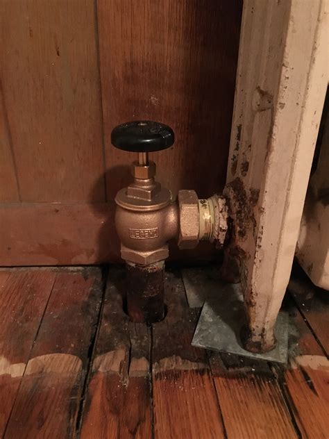 Heavily Corroded Radiator Valve And Nipple Heating Help The Wall