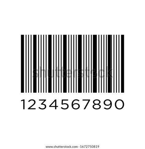 Bar Code Vector Illustration Isolated On Stock Vector Royalty Free 1672750819 Shutterstock
