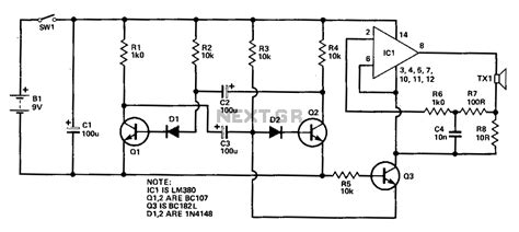 Ultrasonic Insect Repellent Circuit Diagram Circuit Diagram
