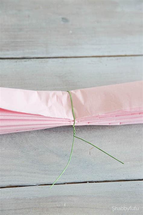 Tissue Paper Crafts Make Some Pom Poms Shabbyfufu