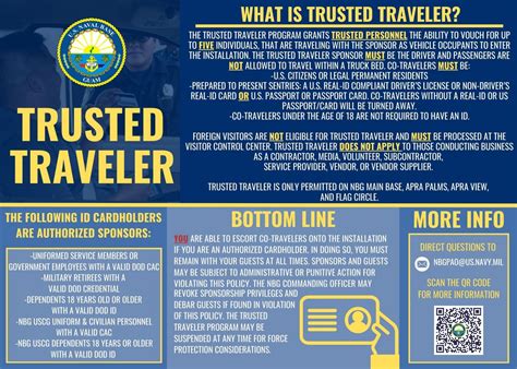 Naval Base Guam Resumes Trusted Traveler Program News