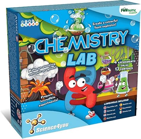 Science4you Kit Piccolo Chimico Laboratorio Di Chimica Con Esperimenti Scientifici Per Bambini