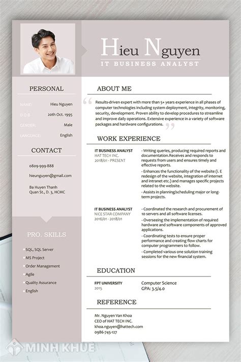 Mẫu Cv Xin Việc Kế Toán Cho Người đã Có Kinh Nghiệm Hay Nhất
