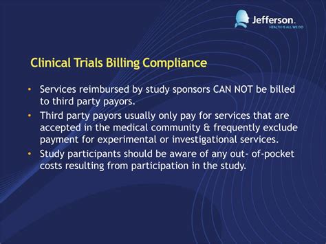 Ppt Clinical Trial Billing Powerpoint Presentation Free Download