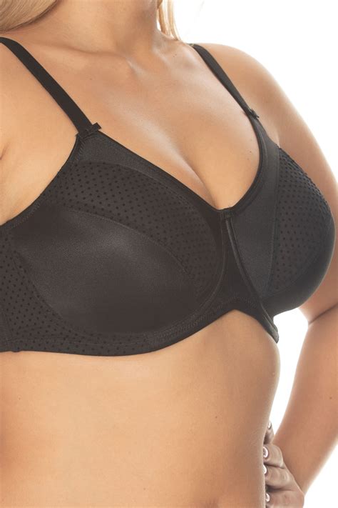 Gemsli Dot Mesh Insert Minimizer Bra Br200