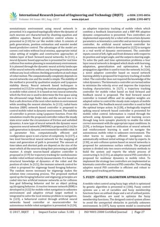 Fuzzy Logic Genetic Algorithm Neural Network For Mobile Robot