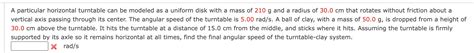 Solved A Particular Horizontal Turntable Can Be Modeled As A