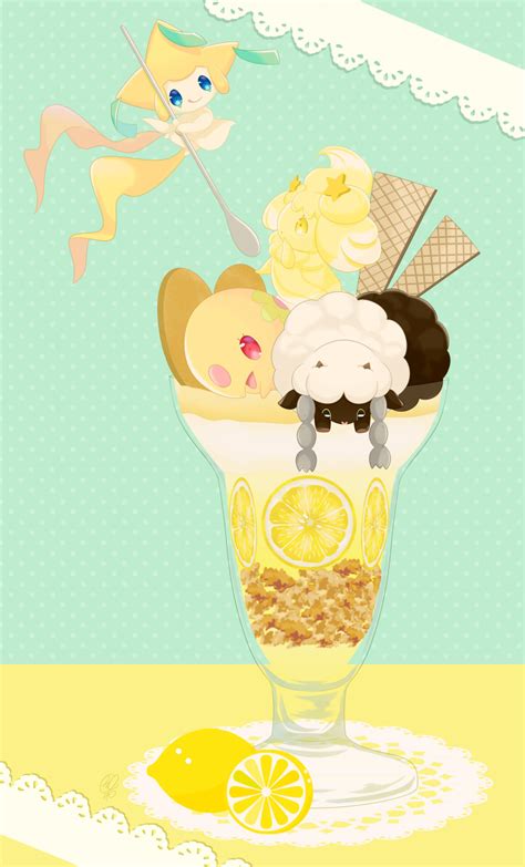 Amano Himame Alcremie Jirachi Munna Wooloo Nintendo Pokemon