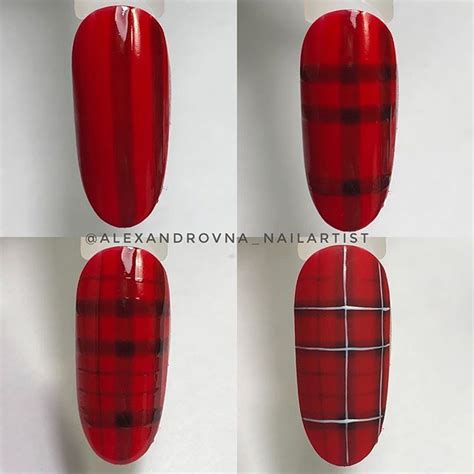 НЭЙЛ БЛОГЕР💅🏻Марина On Instagram “Смотрели прямой эфир с модным клетчатым принтом Если нет то