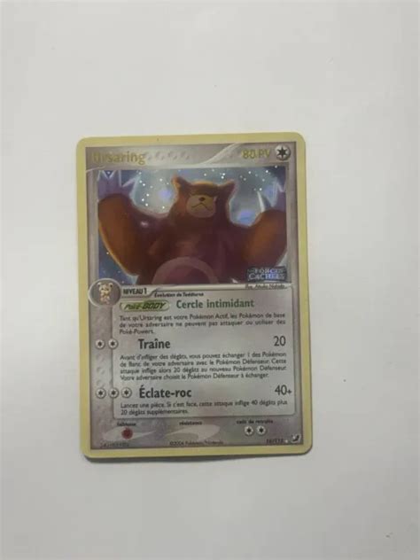 CARTE POKÉMON URSARING Holo Reverse Bloc EX Forces Cachées FR Gold Stamp EUR
