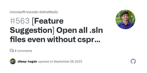 Feature Suggestion Open All Sln Files Even Without Csproj In Workspace · Issue 563