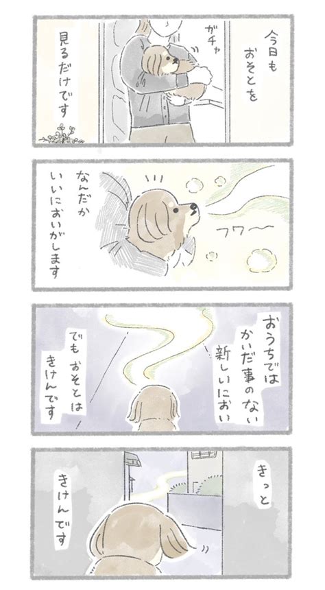 「おそとが苦手なおいぬのおはなし② こんにちはいぬ 」じゅんの漫画