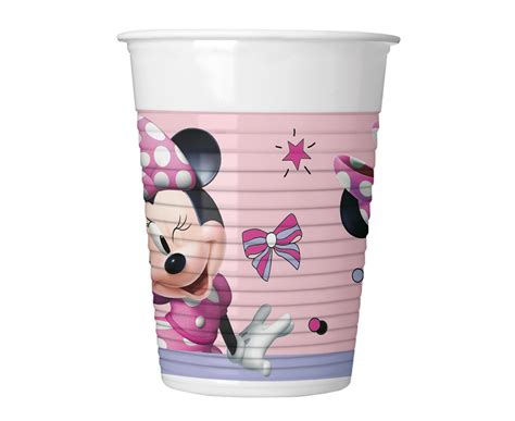 Kubeczki Plastikowe Minnie Junior 200 Ml 8 Szt