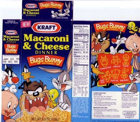 Misce Looney Ous Macalooney And Cheese Food Printables Kraft Doll Food