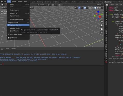 Python How To Execute My Operator Wikibooks Org Blender Stack Exchange