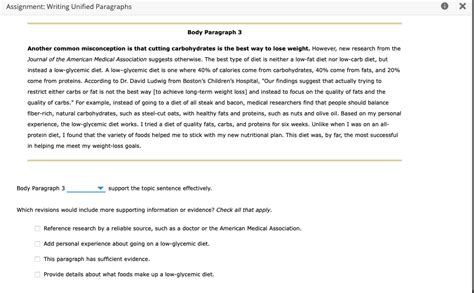 2 Ensuring Paragraph Unity Support The Topic