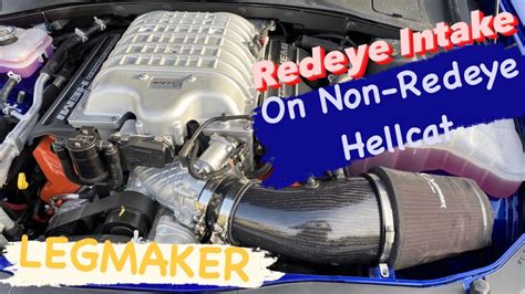 CHARGER HELLCAT REDEYE LEGMAKER INTAKE INSTALL OFF